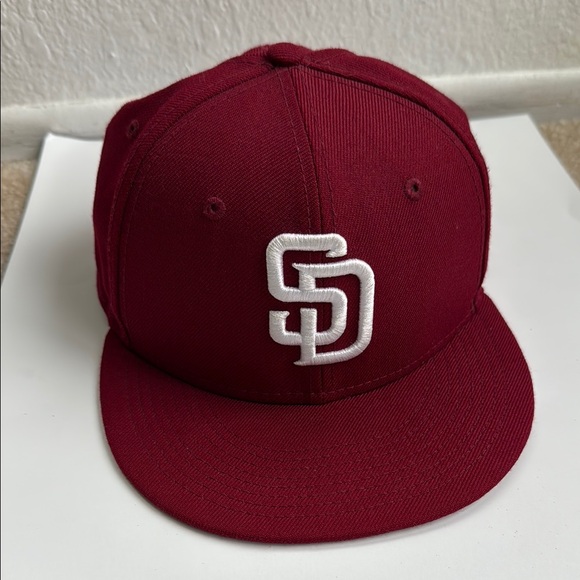 New Era | Accessories | New Era Maroon Padres Baseball 59fifty Fitted ...